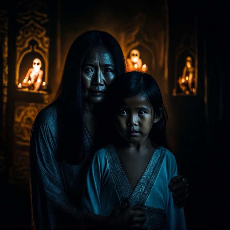 Thsai Ghosts AI Art Created by Ajarn Spencer (5) – Buddha Magic